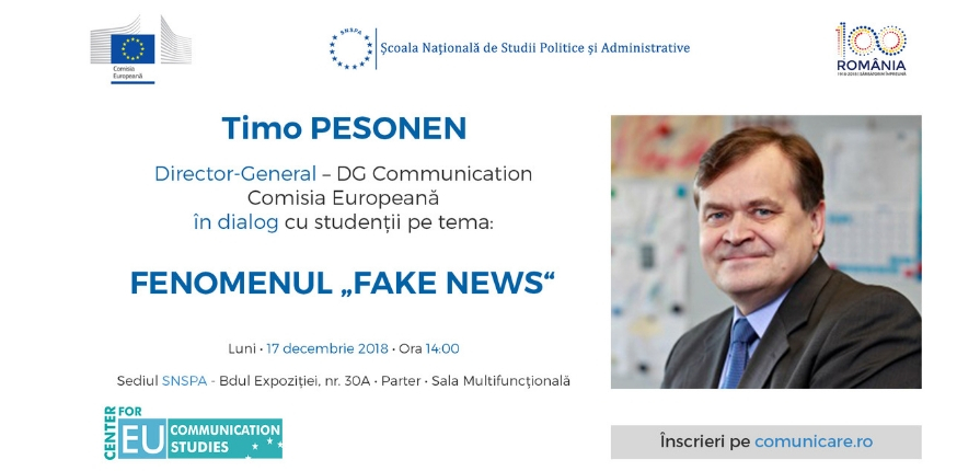 Directorul general al Direcţiei Comunicare din cadrul Comisiei Europene ...