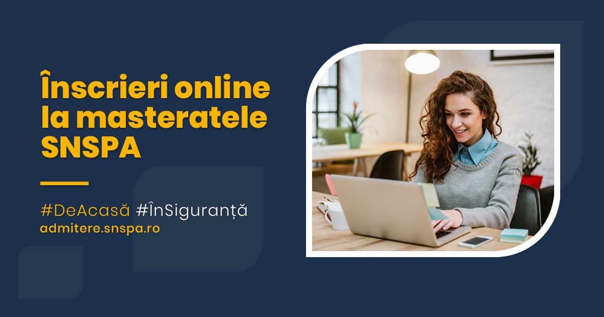 Admitere online la masteratele SNSPA