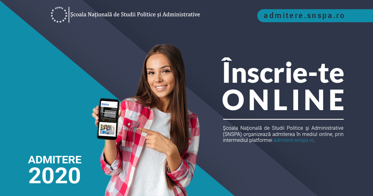 Admitere online la SNSPA