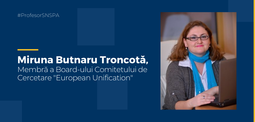 Lect. univ. dr. Miruna Butnaru Troncotă a fost aleasă membră a Board ...