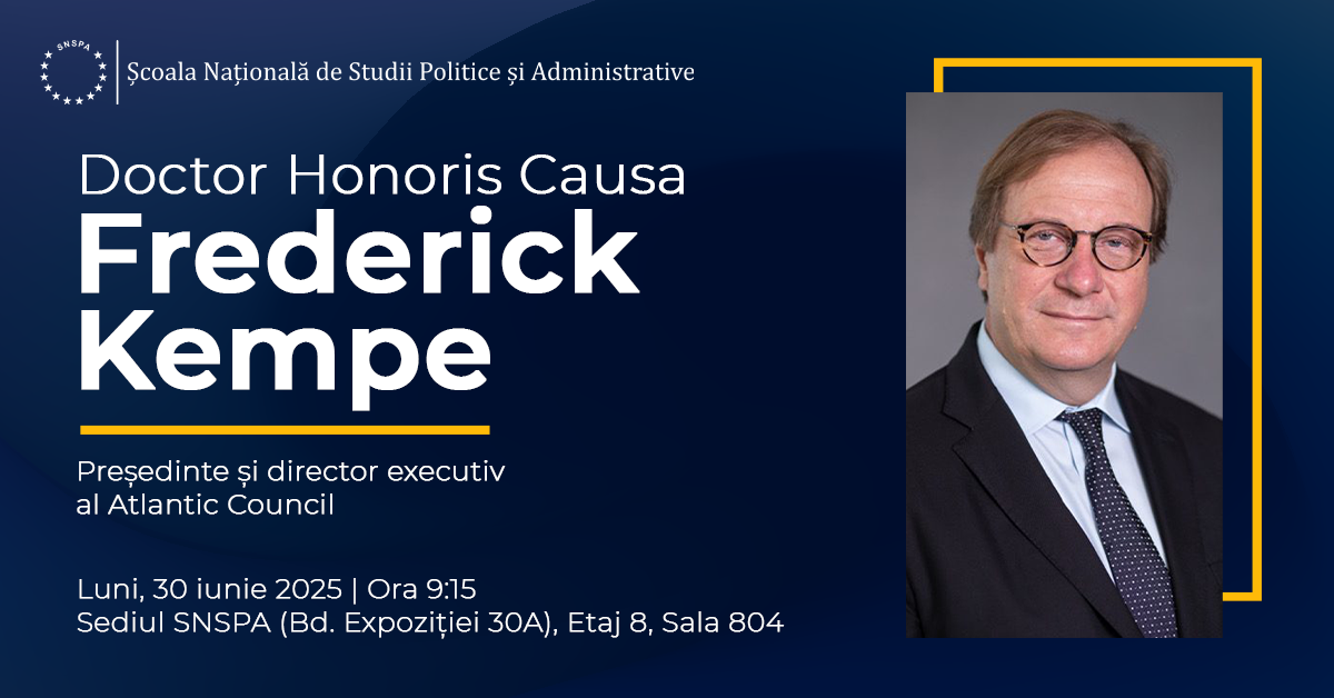 Frederick Kempe, președinte și director executiv al Atlantic Council ...